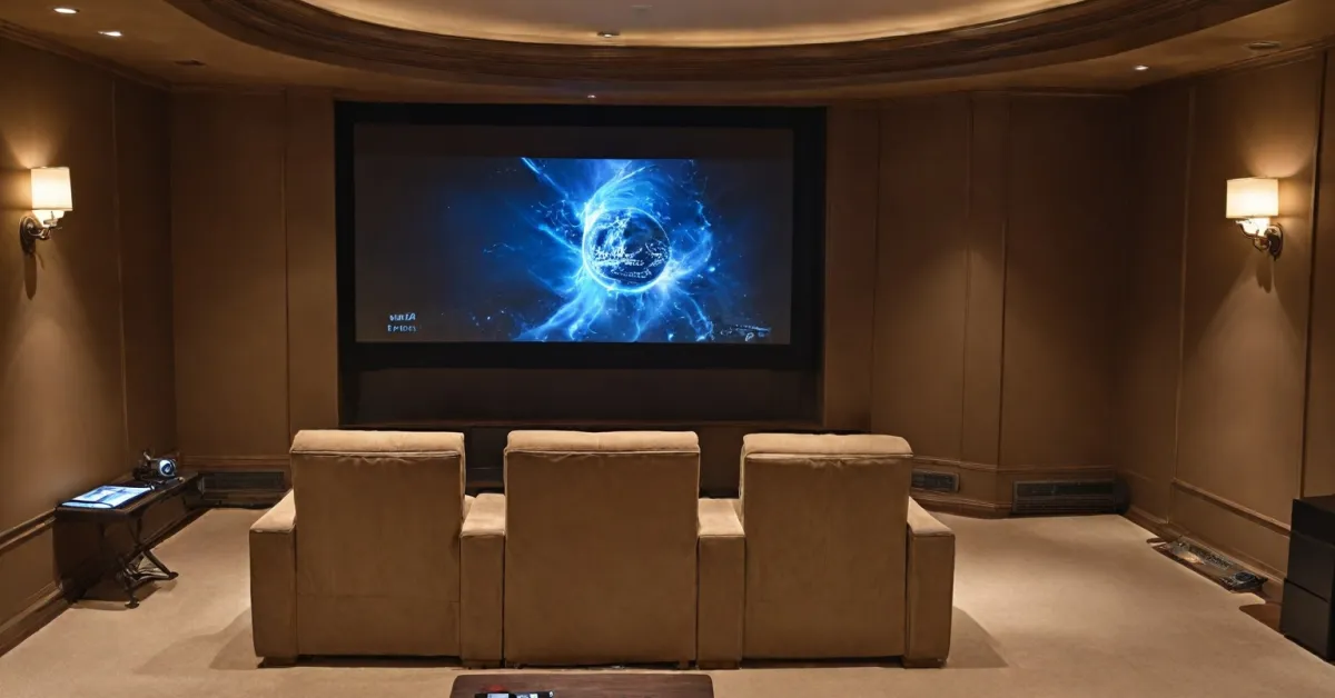 How rear surround speakers transform a projector based home theater
